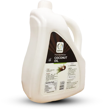 Cold Pressed Chekku Coconut oil 5L | Sathva Singapore