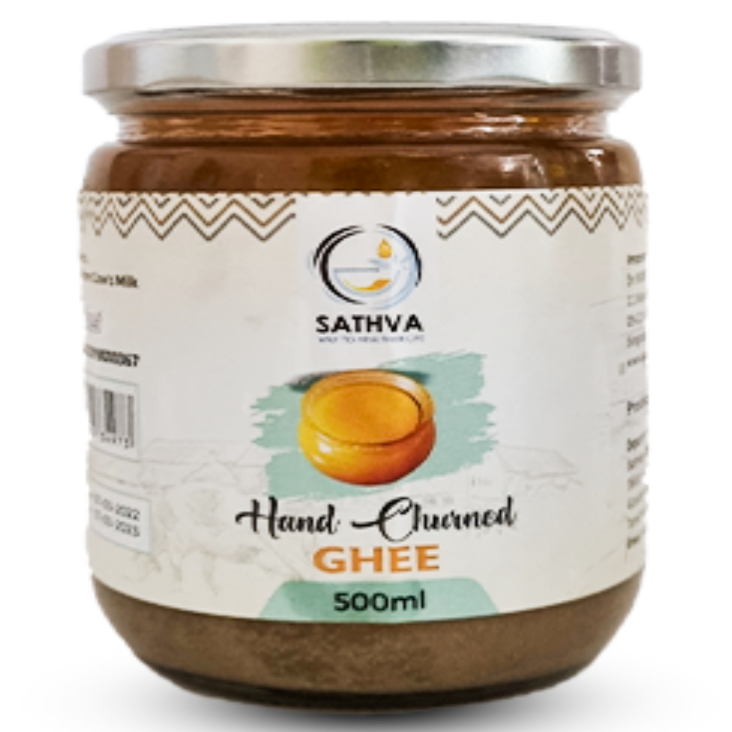 Hand Churned Ghee 500ML | Sathva Singapore